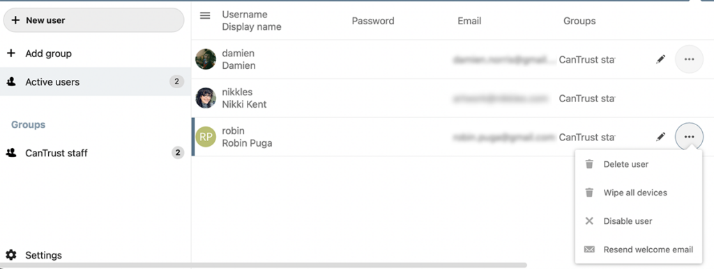 Adding and Managing Users | canWork Cloud