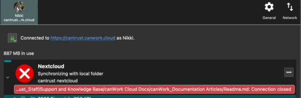 Nextcloud Desktop Client | canWork Cloud