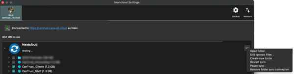 Nextcloud Desktop Client | canWork Cloud